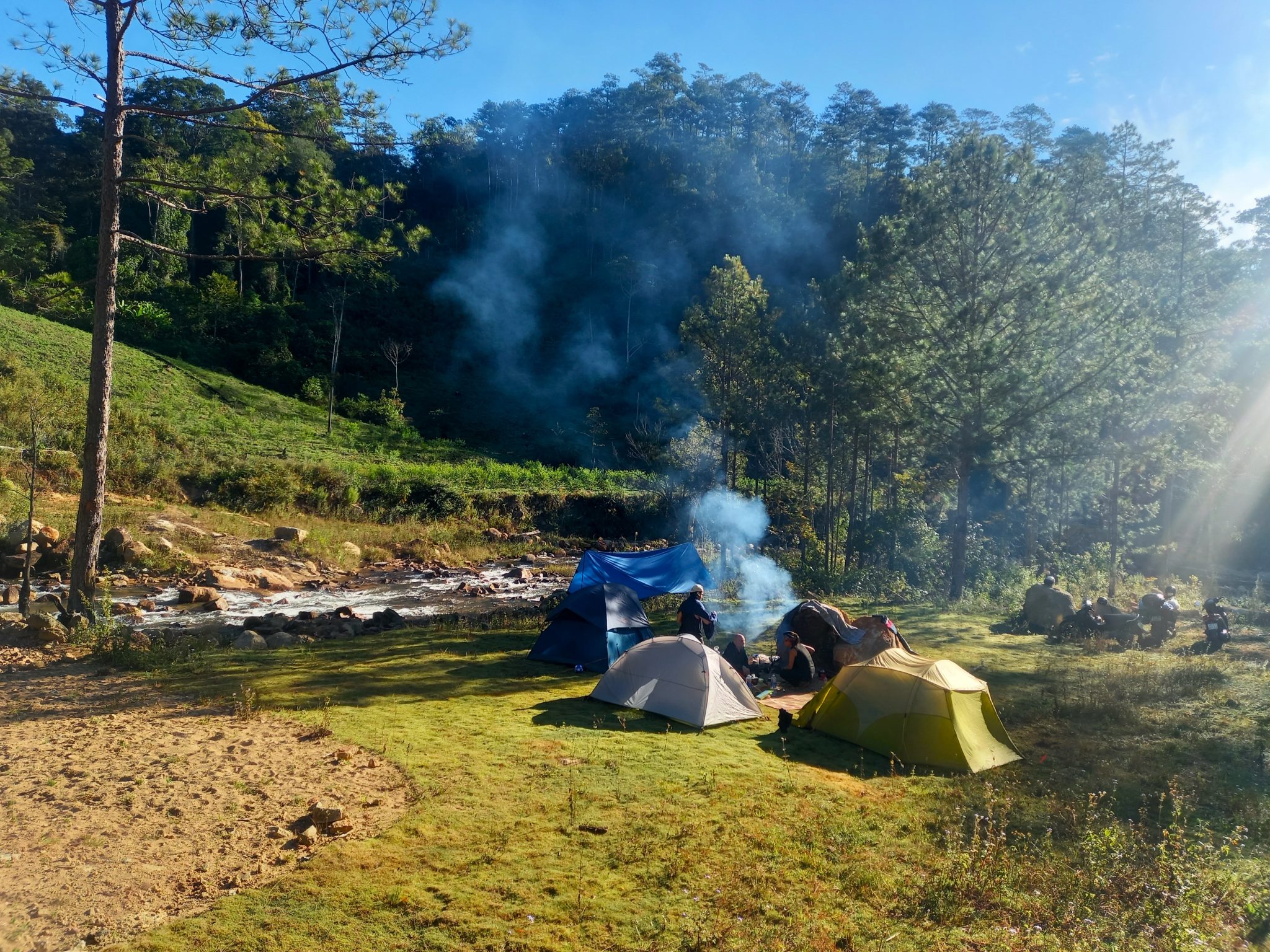 Camping on Trong Veo Stream – Vietnam Coracle – Independent Travel ...